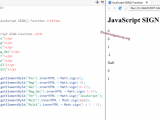 Javascript Sign Function