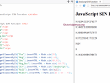Javascript Sin Function