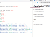 Javascript Tanh Function