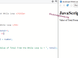 Javascript While Loop