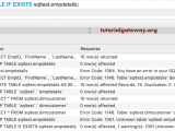 Mysql Drop Table