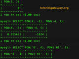 Mysql Pow Function