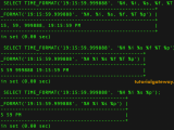 Mysql Time Format Function