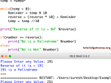 Python Program For Palindrome Number