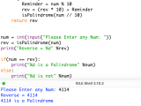 Python Program For Palindrome Number