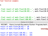 Math Floor In Python