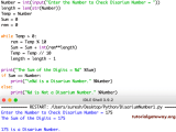 Python Program To Check A Number Is A Disarium Number