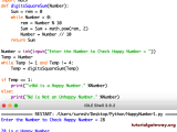 Python Program To Check The Number Is A Happy Number