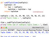 Python Program To Find Sum Of Tuple Items