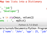 Python Program To Map Two Lists Into A Dictionary