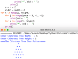 Python Program To Print Christmas Tree Star Pattern