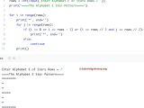 Python Program To Print E Star Pattern