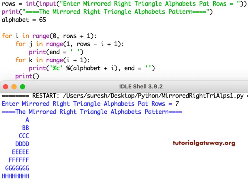 Java Program To Print Mirrored Right Triangle Alphabets Pattern - Beautiful Minimal Texture - High Resolution