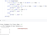 Python Program To Print R Star Pattern