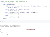 Python Program To Print S Star Pattern