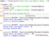 Python Program To Check Number Is Positive Or Negative