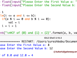 Python Program To Find Gcd Of Two Numbers