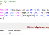Sql Checksum Agg Function
