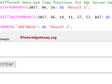 Sql Date Format Using Convert Format Functions