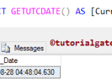 Sql Getutcdate Function