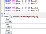 Sql Str Function