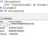 Sql Varp Function