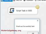 Ssis Script Task To Sent An Email