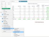 Tableau Quick Table Calculations
