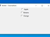 Python Tkinter Checkbutton Examples