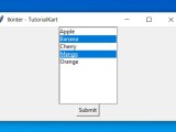 Python Tkinter Listbox Examples