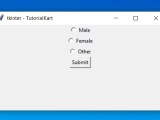 Python Tkinter Radiobutton