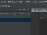 Python Ide And Python Helloworld Program Tutorialkart