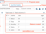 Writing Our First Sample Sas Program