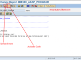 How To Create An Abap Program In Sap Tutorialkart Com