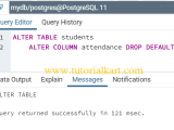 How To Delete Column Of Postgresql Table