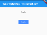 Flutter Flatbutton Tutorial