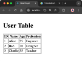 React Render Array Of Objects As A Table Examples 2