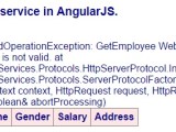Web Service In Angularjs