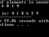 Reverse The Array Elements C Program