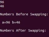 Swap Two Variables With Call By Reference C