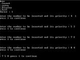 Implement Ascending Priority Queue C Program
