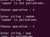 Check String Is Palindrome Using Stack C Program