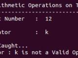 Perform Arithmetic Operations On Two Numbers
