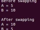 Swap Two Numbers Using Call By Reference Method C