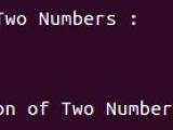 Add Two Numbers Using Pointers C Program
