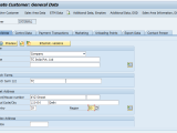 Sap Sd Create Customer Master Record