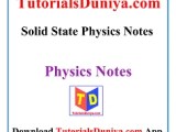 Handwritten Solid State Physics Notes Pdf Download 2023