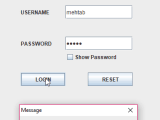 Login Form In Java Swing With Source Code Tutorial