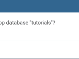 Postgresql Drop Database