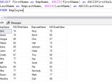 Sql Server Ascii Function
